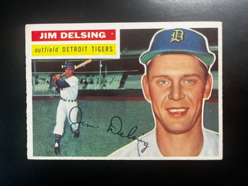 1956 Topps Detroit Tigers Jim Delsing...#338 | eBay