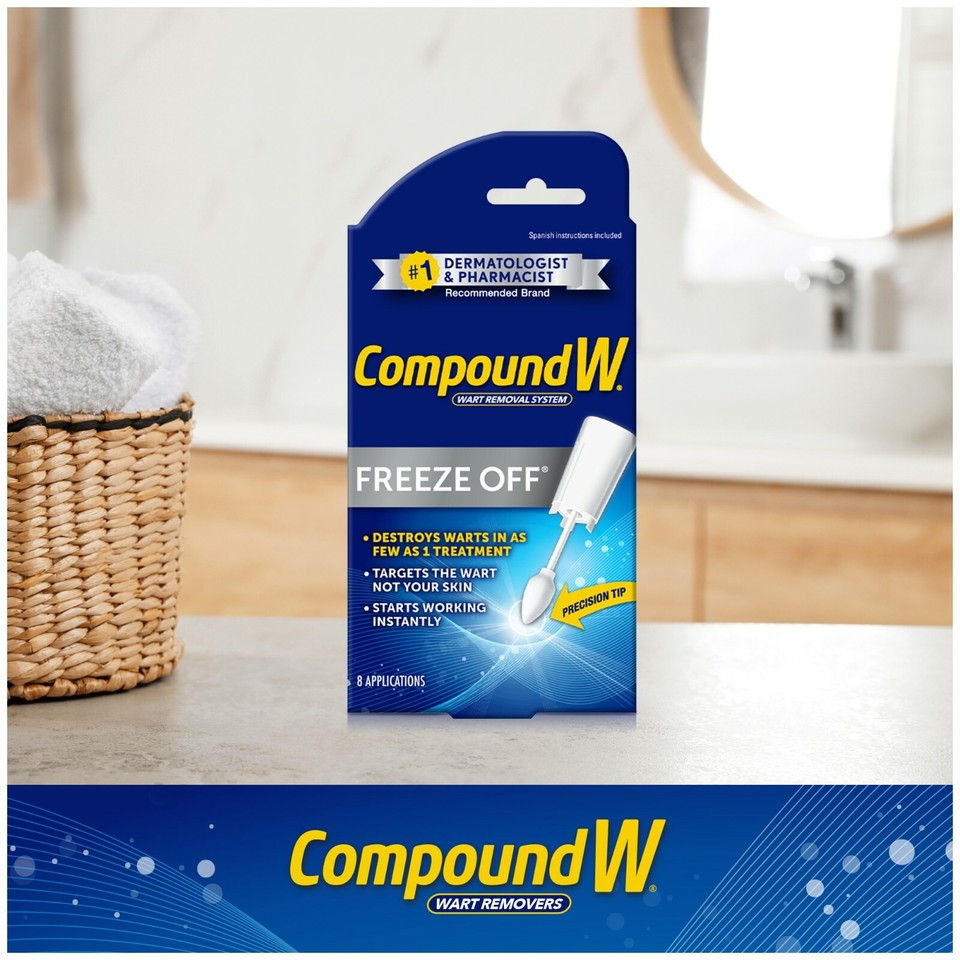 Compound W Freeze Off Wart Remover, 8 Applications..+ 75137530058| eBay