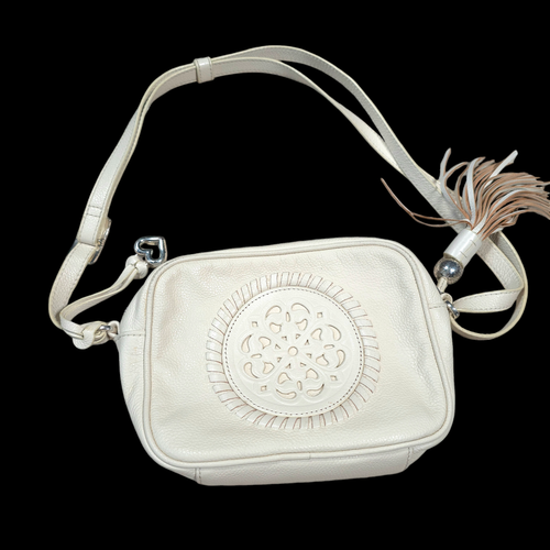 Brighton Ferrara Simona Camera Bag Tasseled Medallion Cell Phone Off ...