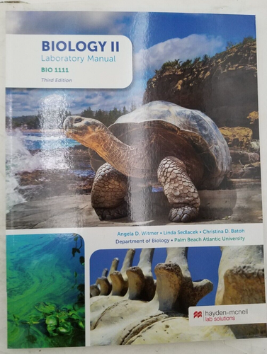 Biology II Laboratory Manual Bio 1111 3rd Ed. - Palm Beach Atlantic ...