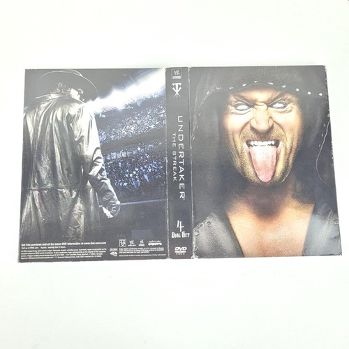 Undertaker The Streak (2012, 4 DVD Set) WWE Wrestling WrestleMania Mark ...