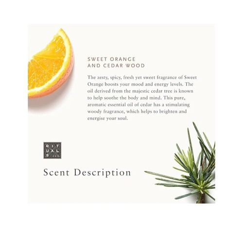 The Ritual of Mehr Shower Oil Sweet Orange Cedarwood | eBay