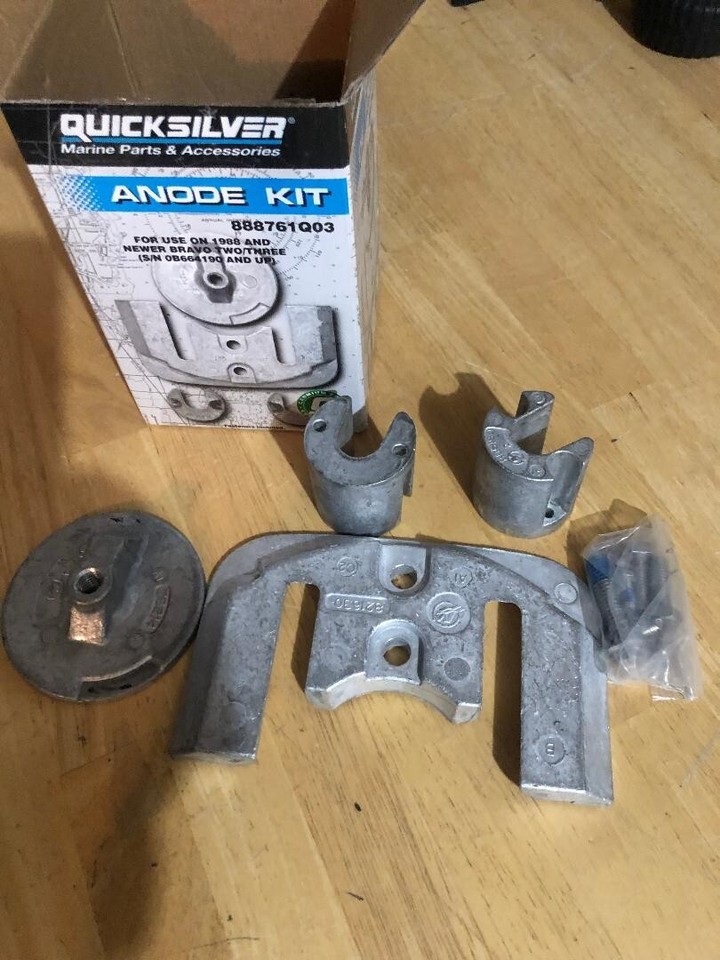New Mercury quicksilver Anode kit Part # 888761Q03 | eBay