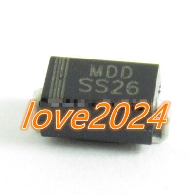 10pcs Schottky Diode SS26 patch SMA SR260 DO-214AC 2A 60V #YT | eBay