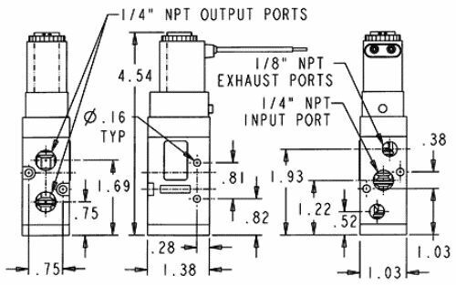 Buyers Products BAV050SA, 4-Way 2-Position Solenoid Valve | eBay