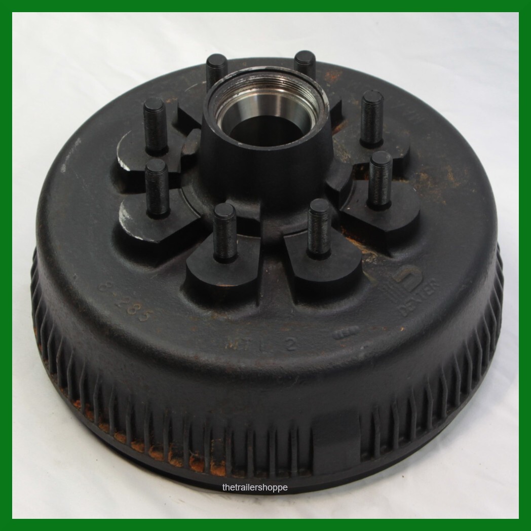 8K Dexter Axle 12-1/4 X 3-3/8 Electric Trailer Brake Drum Oil Bath 5/8 ...