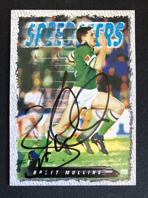 🏉 SIGNED Brett Mullins Canberra Raiders National Rugby League Nrl ...
