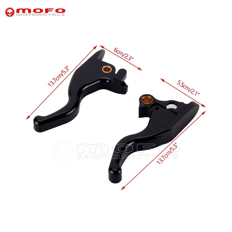 Shorty Hand Brake Clutch Lever For Harley FXFBS FXBBS FXLRS FXBR FXST ...