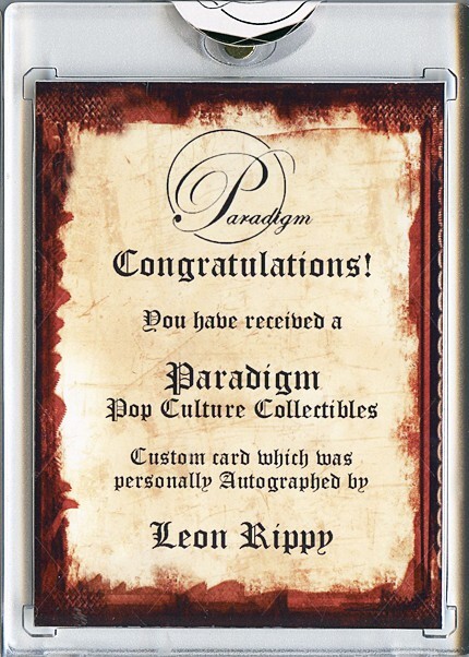-FIRESTARTER- Leon Rippy Signed/Autograph/Auto Stephen King Horror ...