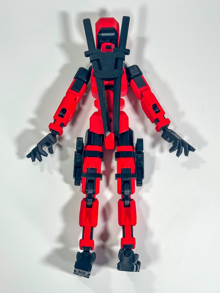 Deadpool & Wolverine Dummy 13 Posable Articulated 3D Printed Action ...