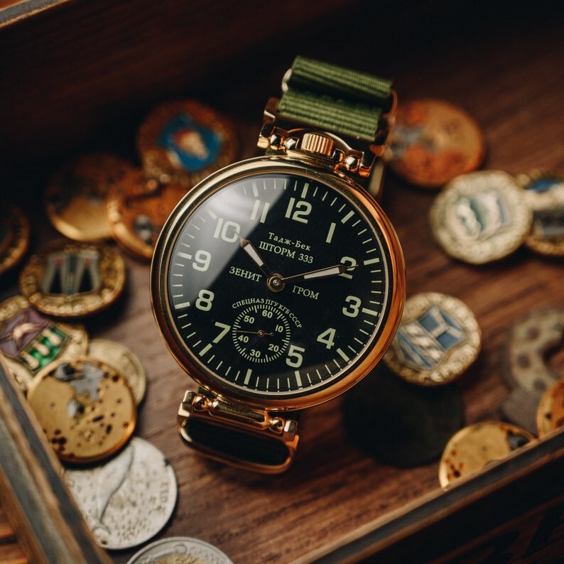 Molnija STORM-333 Soviet Vintage Military Watch, Mechanical Men’s Watch ...