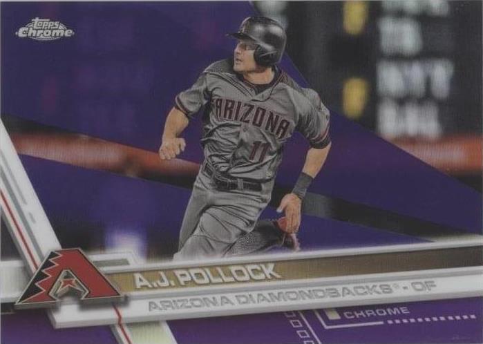 2017 Topps Chrome - A.J. Pollock #52 Purple Refractor /299 for sale ...