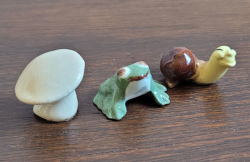 Vintage Hagen Renaker Miniature Figurine Lot of 3 - Mama Frog ...