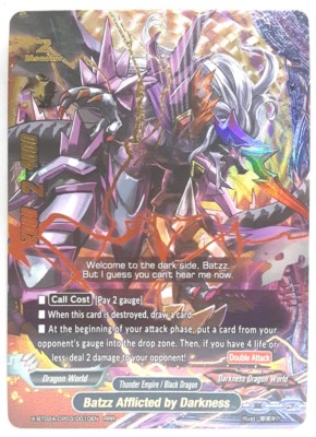Future Card Buddyfight Batzz Afflicted by Darkness X-BT02A-CP03/0010EN ...