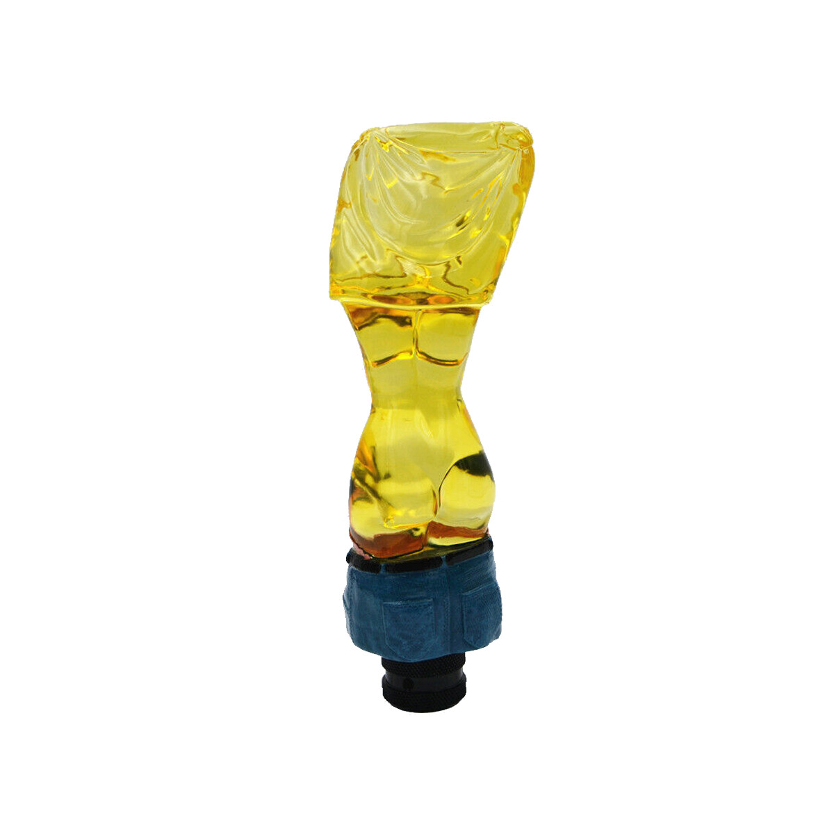 Yellow Strip Girl Sexy Naked Lady Car Manual Refit Gear Shifter Lever ...