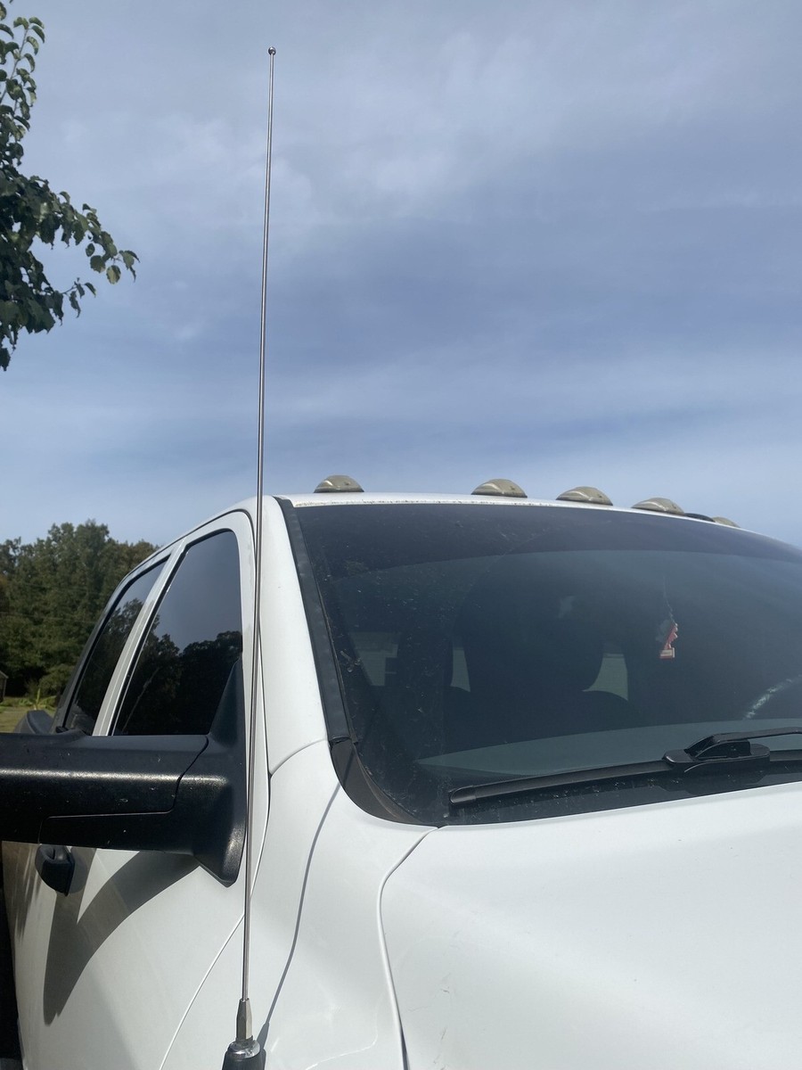 Antena Fm 31" Stainless Steel Antenna Mast Power For DODGE RAM & RAM ...