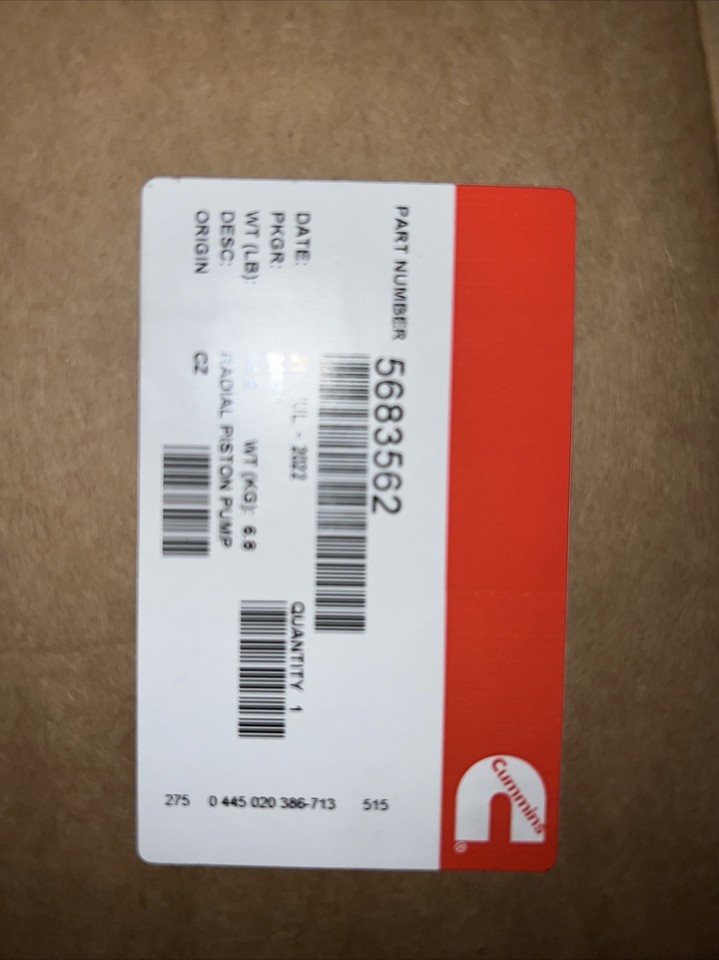 2021- 2022 RAM 2500 3500 CUMMINS 6.7 CP3 INJECTION PUMP 68573988AA Long ...