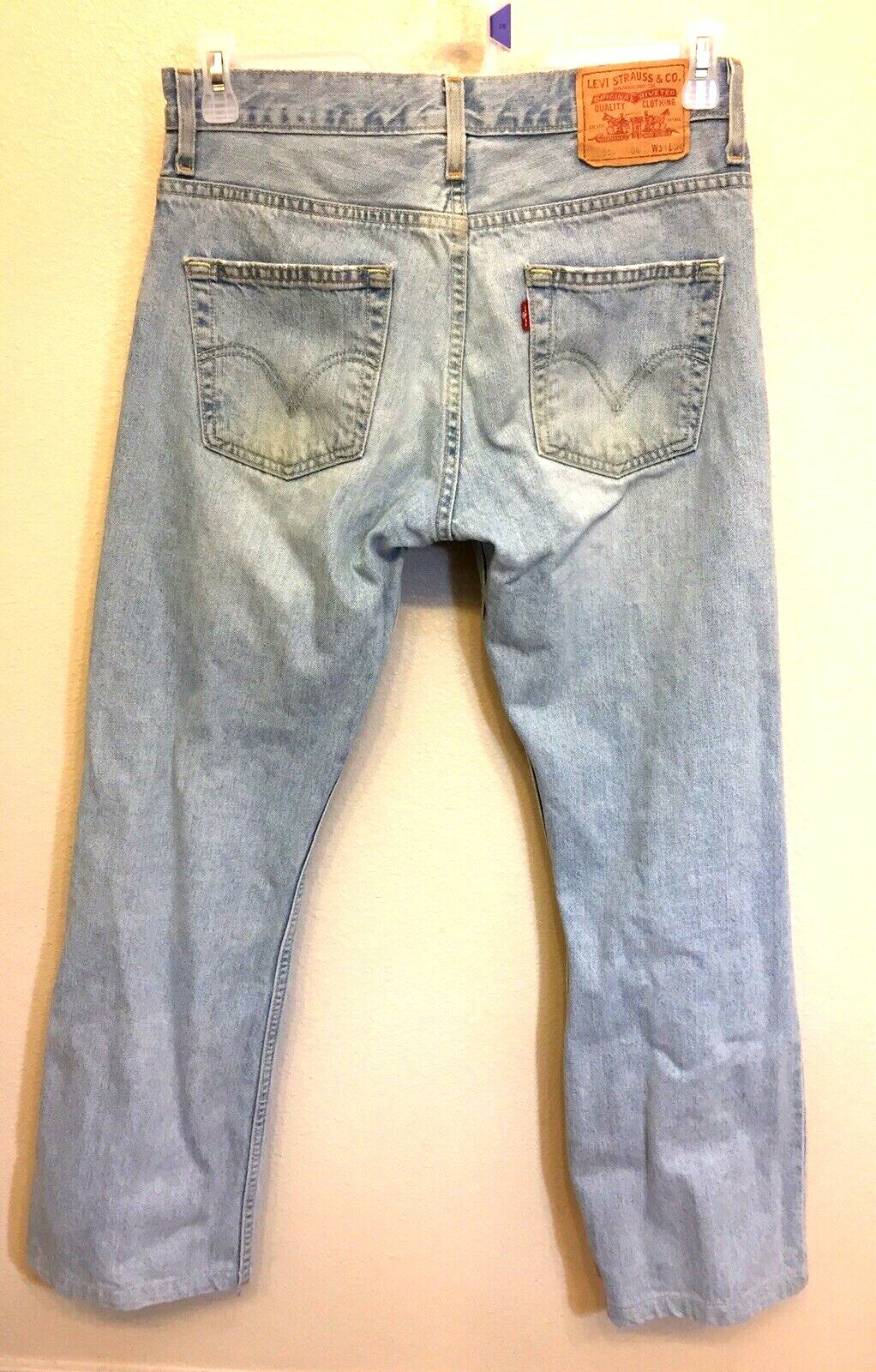 Levi's 507 Men's Jeans Light Blue 31 x 34 (reed descr… - Gem