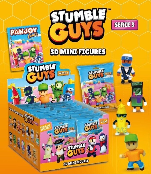 STUMBLE GUYS STUMBLE 3D MINI FIGURES SACHETS COLLECTION SERIES 3 WITH ...
