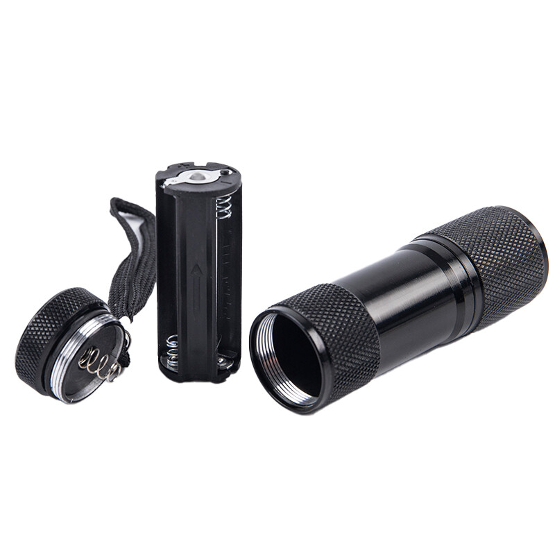 Red LED Flashlight Infrared Vein Imaging 625nm Red Light 9 LED Torch ...
