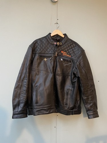 Royal Enfield Texpeed Motorcycle Leather Jacket Black, Size 5XL | eBay UK
