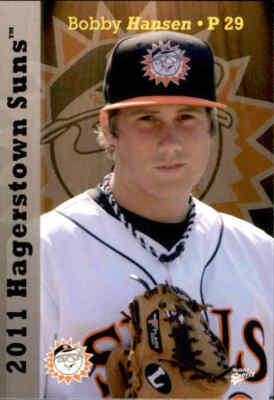 2011 Hagerstown Suns Multi-Ad #8 Bobby Hansen Monument Colorado CO ...