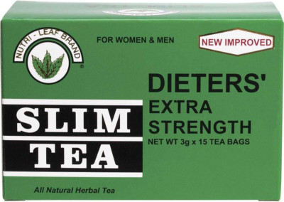 Nutri-Leaf Dieters Extra Strength 45G Slim Tea 15 Tea Bags | eBay Australia