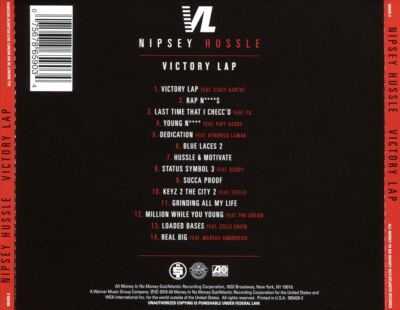 NIPSEY HUSSLE (RAP) - VICTORY LAP [PA] NEW CD 75678659034| eBay