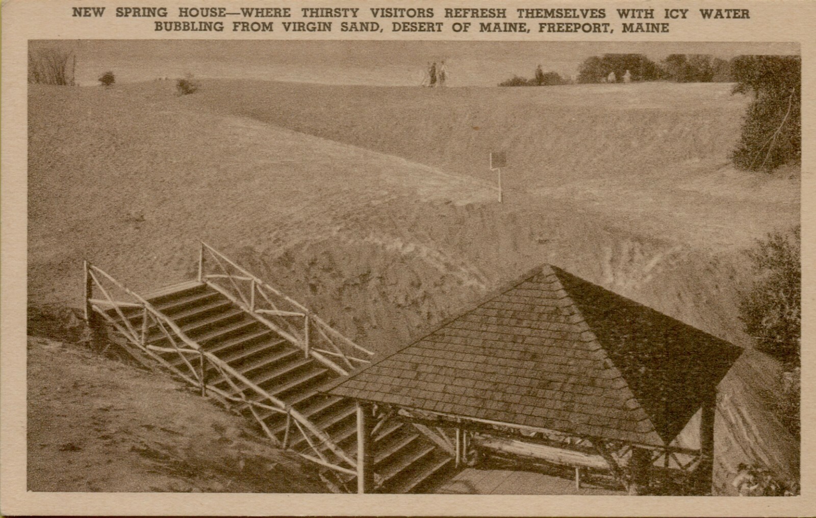 Landscape View New Spring House Sand Desert of Maine Freeport ME ...