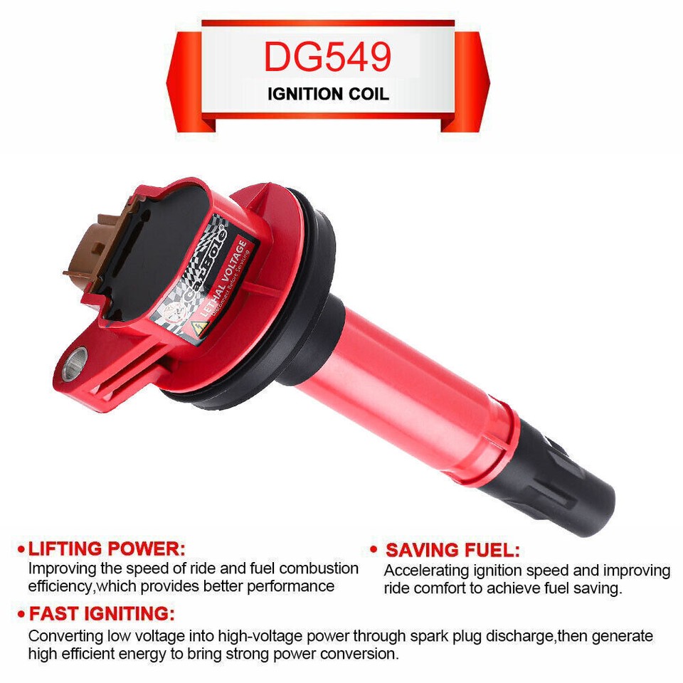 6 Pack Ignition Coil For Ford F-150 Explorer Lincoln Ecoboost 3.5L ...