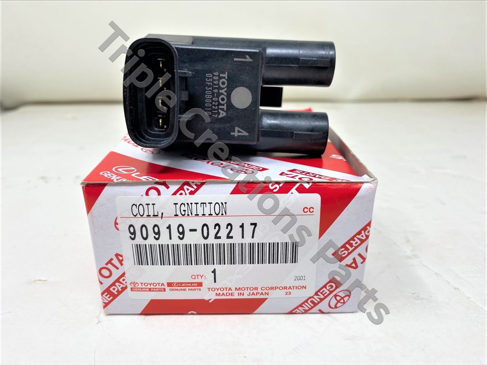 Toyota Genuine 9091902217 Coil Ignition No.1 90919-02217 OEM | eBay