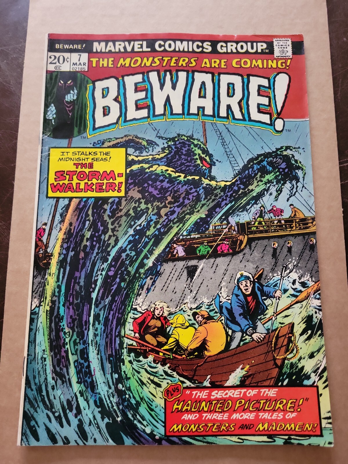 Beware! #7 FN Classic Bronze Age Horror Marvel Comics 1974 | eBay