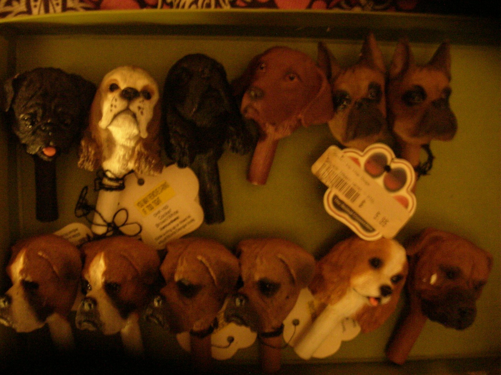 Doogie dog Coach figurine choose head Boxer Spaniel Labrador Cavalier ...