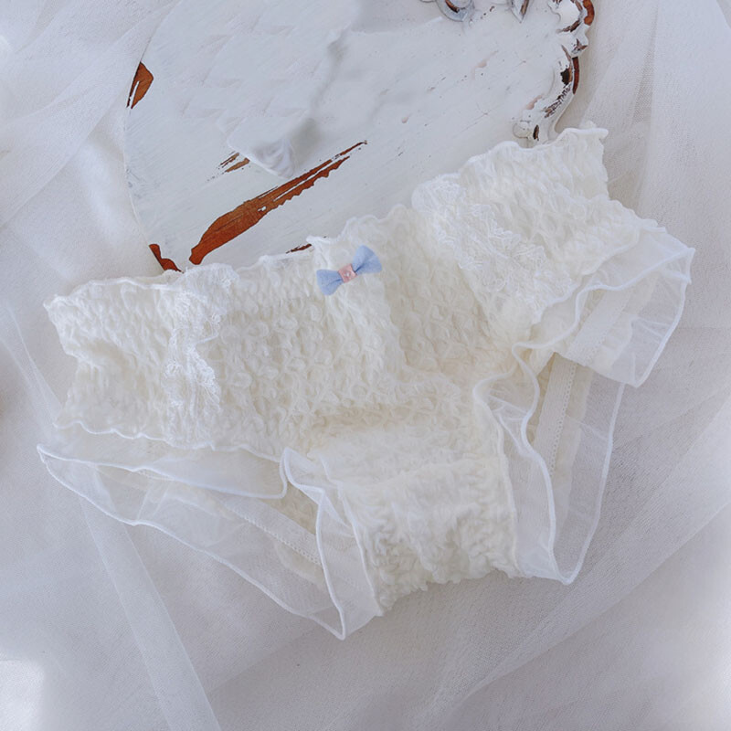 Japanese School Girls Panties Sweet Bow Briefs Underwear Lolita Knicker ...