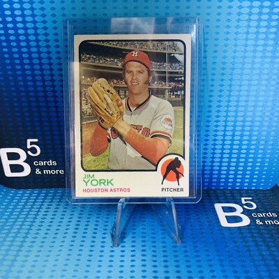 1973 Topps Baseball Card #546 Jim York Houston Astros | eBay