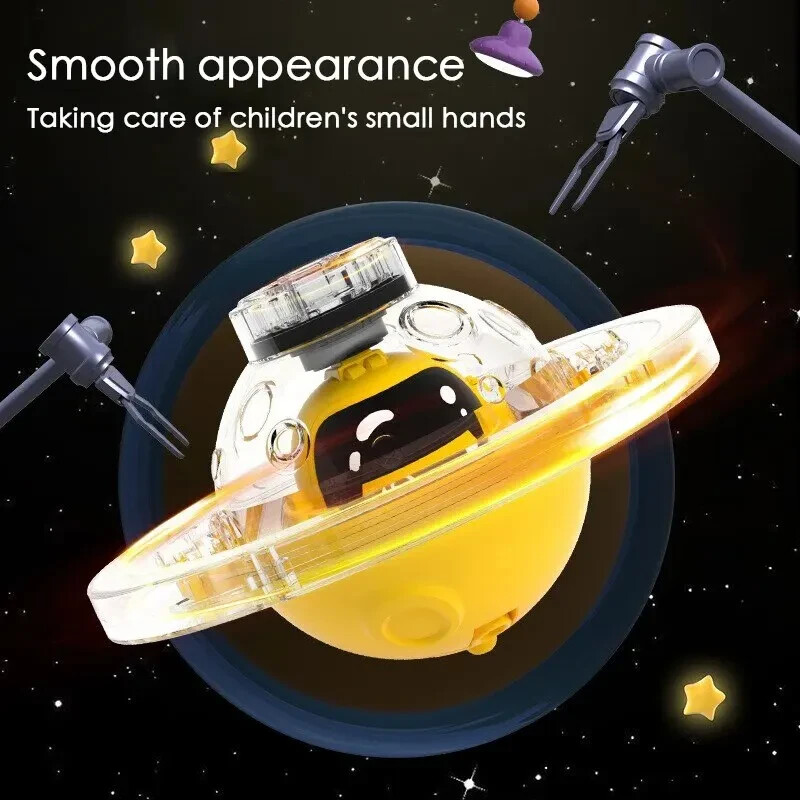 Space Planet Gyro Hand Screwing Music Light Spinning Glowing Toy | eBay