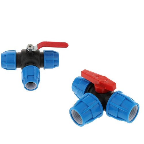 PE Quick Connect Air Push Tube Tee Union Coupler Fitting | eBay