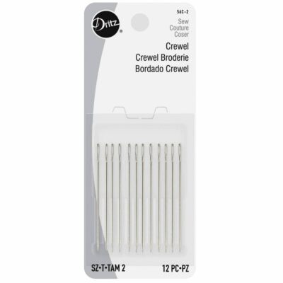 Dritz Crewel Hand Needles, Size 2, 12 pc. #56C-2 Sewing & Embroidery ...