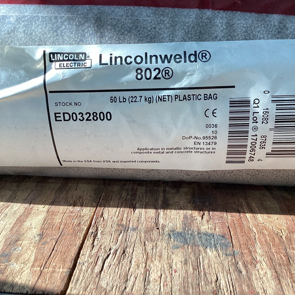 50lb.Bag Of Lincoln Electric Lincolnweld 802 Submerged Arc Weld Flux ...