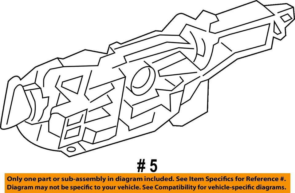 GM OEM 19-23 Sierra 1500 Front Door Lock Hardware-Handle Base 13550988 ...