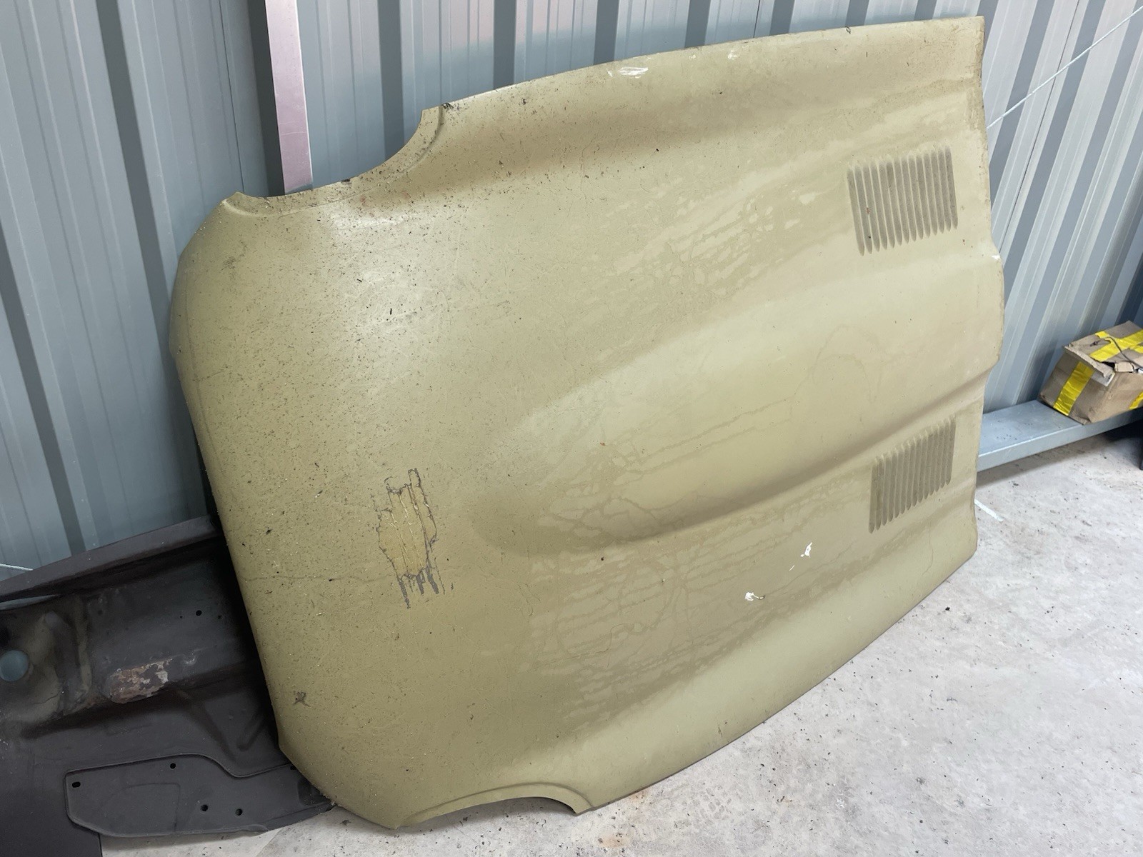 Jaguar E Type Series 1 Flat Floor New Steel Bonnet Centre Section Hood ...