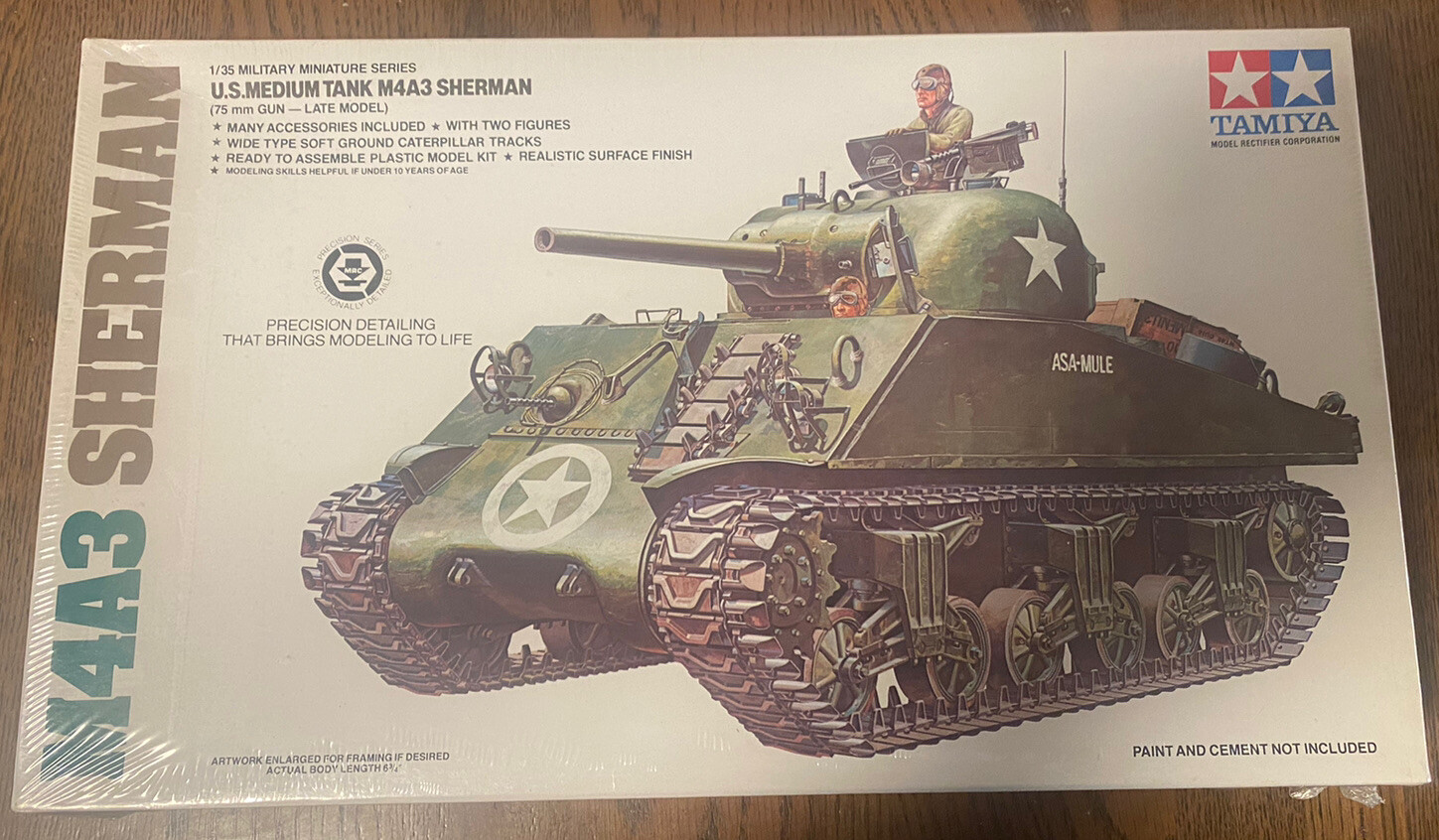 TAMIYA - 1:35 - M4A3 Sherman U.S. Medium Tank - New, Unbuilt | eBay