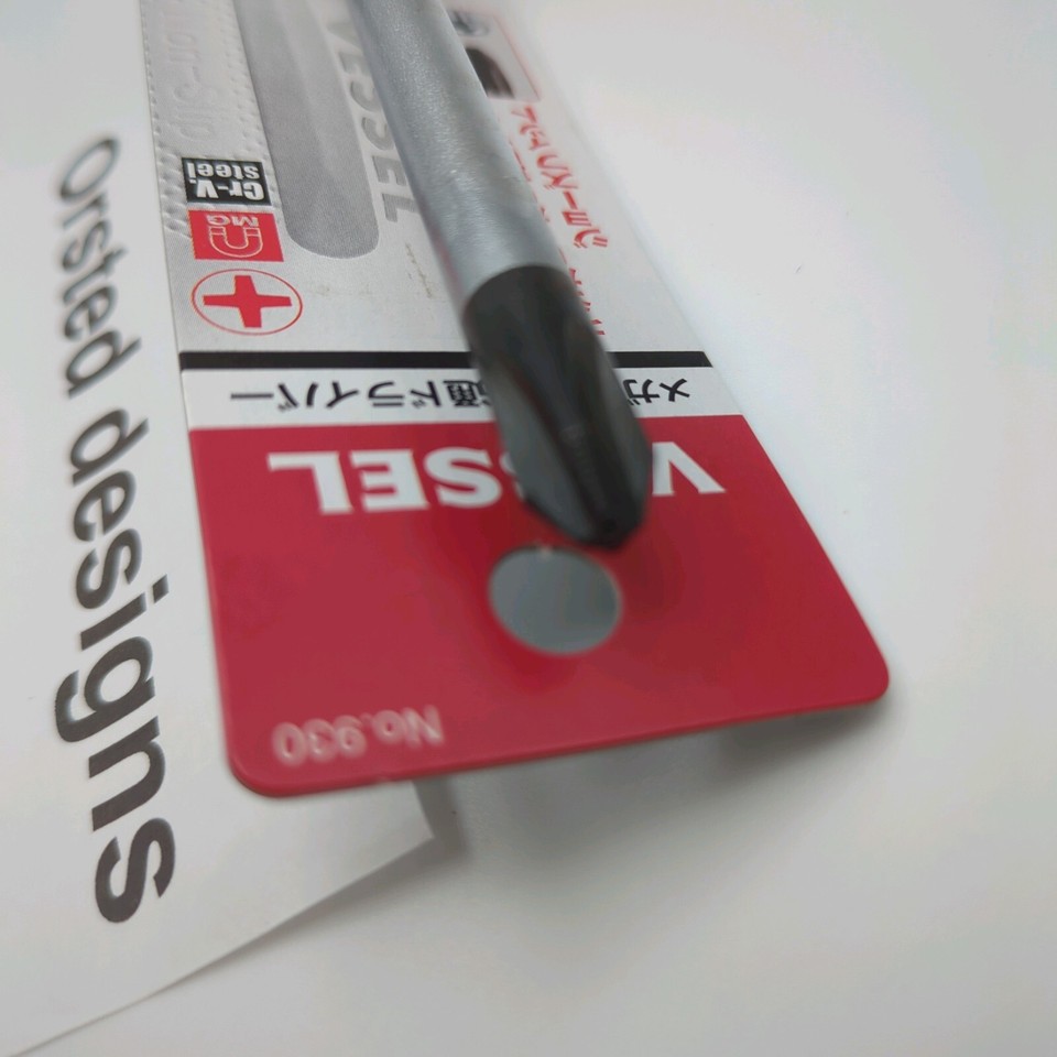 Vessel Megadora 930 JIS Tang-Thru Screwdriver Phillips head Set 4 items ...