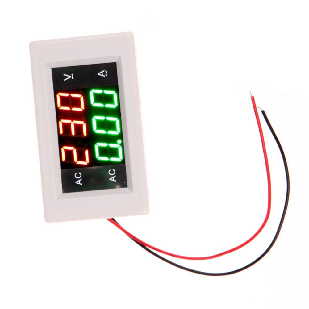 DC 0-300V Voltmeter 20A Ammeter Car LCD Digital Dual Display Monitor | eBay