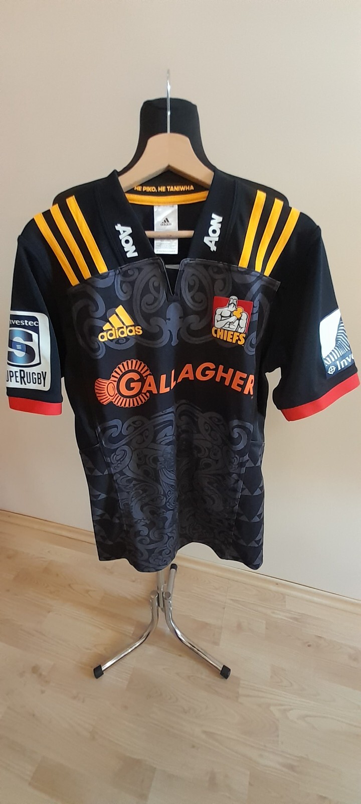 MENS RUGBY UNION WAIKATO CHIEFS 2018/2019 HOME SHIRT JERSEY MAILLOT ...