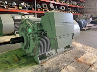 700 HP 522 kW Siemens AC Electric Motor 1800 RPM Fr 400 TEFCBB 460 V ...