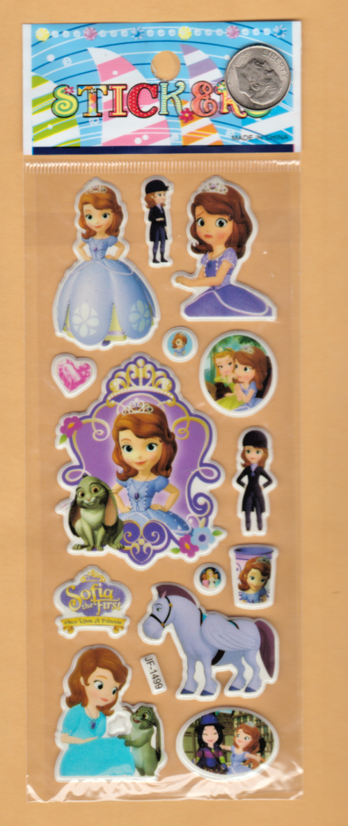 Sophia the First Stickers, Princess in Training - With Minimus and ...
