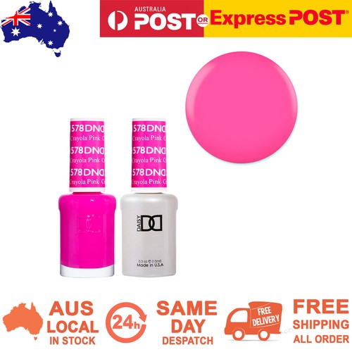 DND 578 Crayola Pink - Daisy Collection Nail Gel & Polish Duo 15ml ...