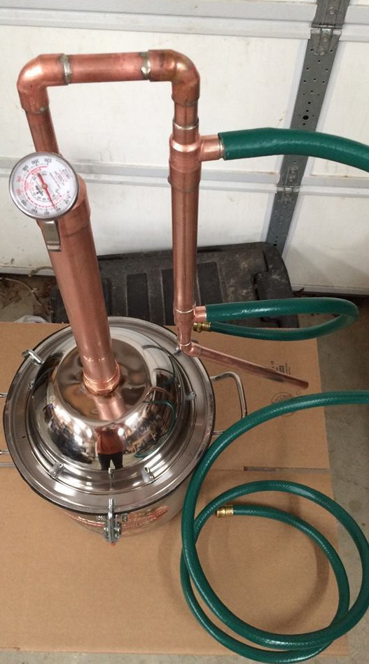 Copper Alcohol Moonshine Ethanol Still E-85 Reflux HD5 Gallon Stainless ...