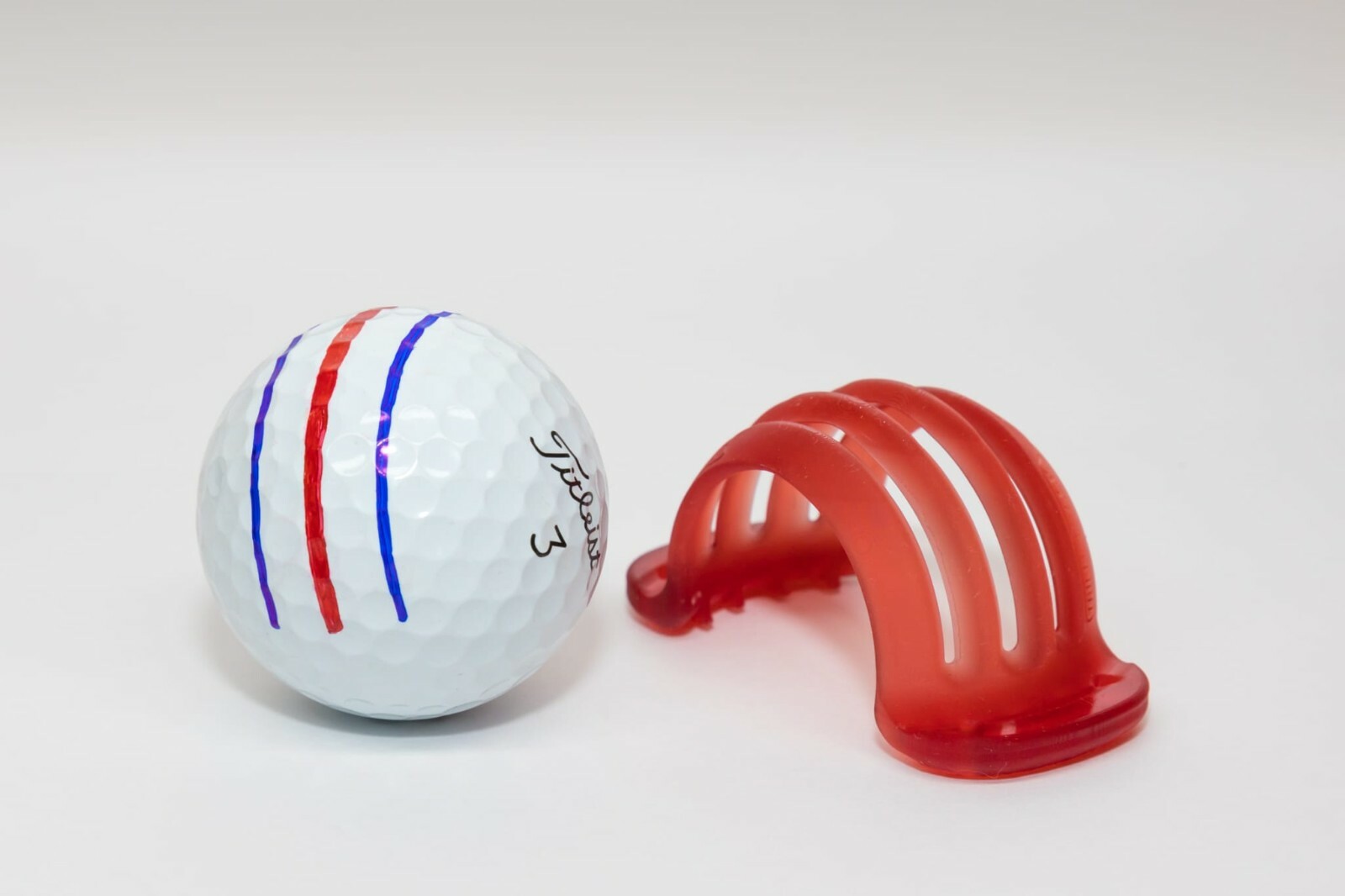 Triple Track Callaway Golf Ball Line Marker Stencil Chrome Soft ERC ...